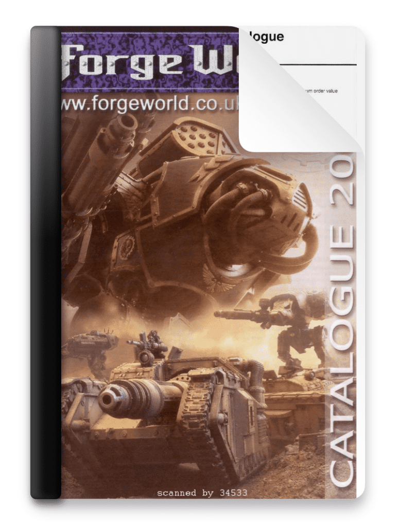 2009 - Forge World Catalogue - Free PDF Download - Build Instructions