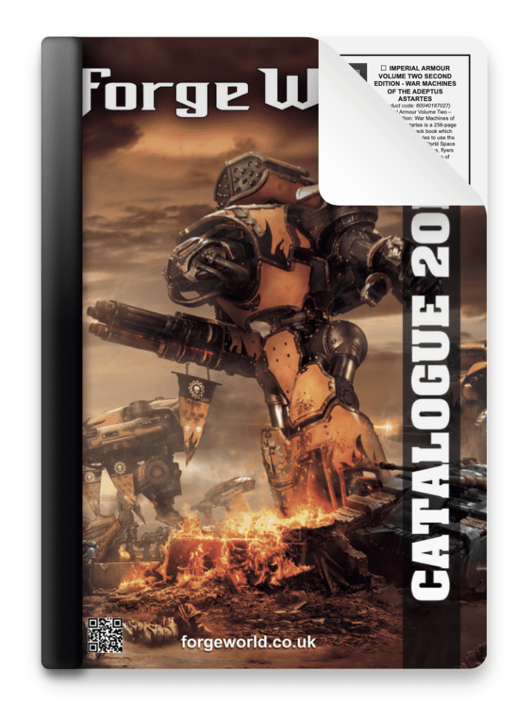 2014 - Forge World Catalogue - Free PDF Download - Build Instructions