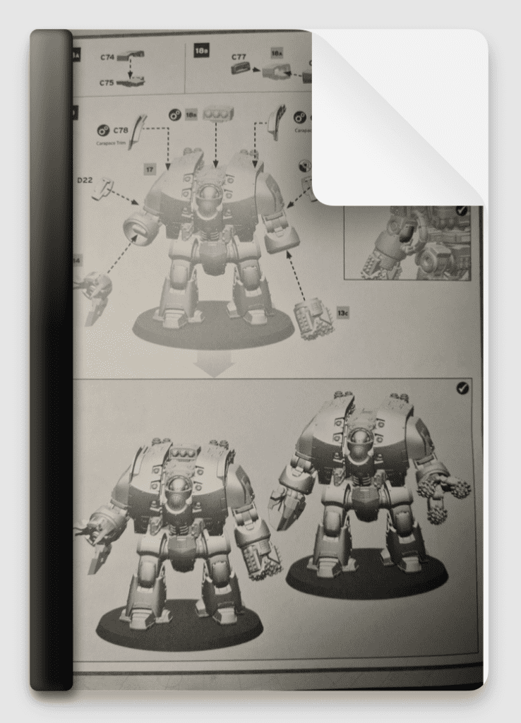 Leviathan Siege Dreadnought with Claw and Drill Weapons Instructions ...
