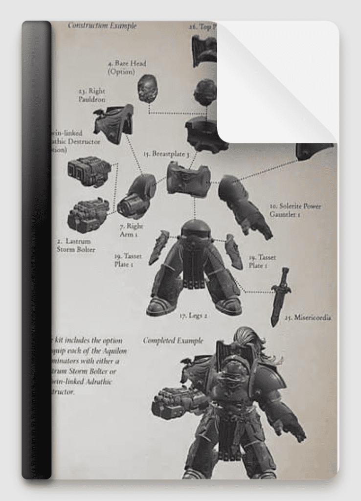 Legio Custodes Aquilon Terminators Instructions Free Download - Build Instructions