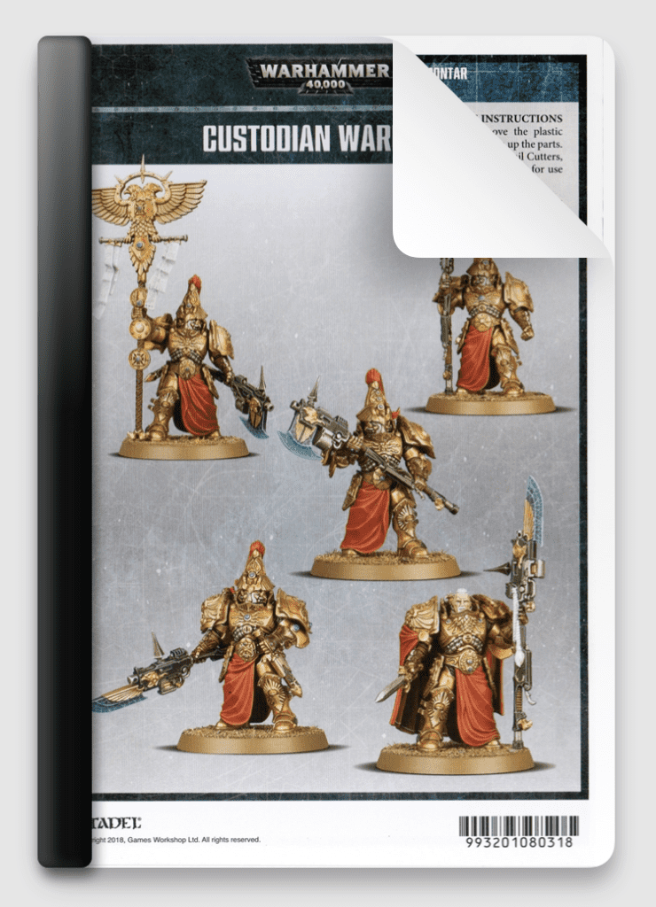 Custodian Wardens Shield-Captain Instructions Free Download - Build ...