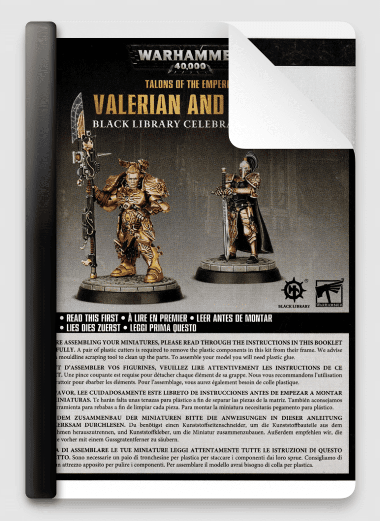 Talons of the Emperor - Valerian and Aleya Instructions Free Download ...