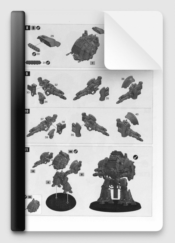 Adeptus Titanicus Acastus Knights Porphyrion Instructions Free Download ...