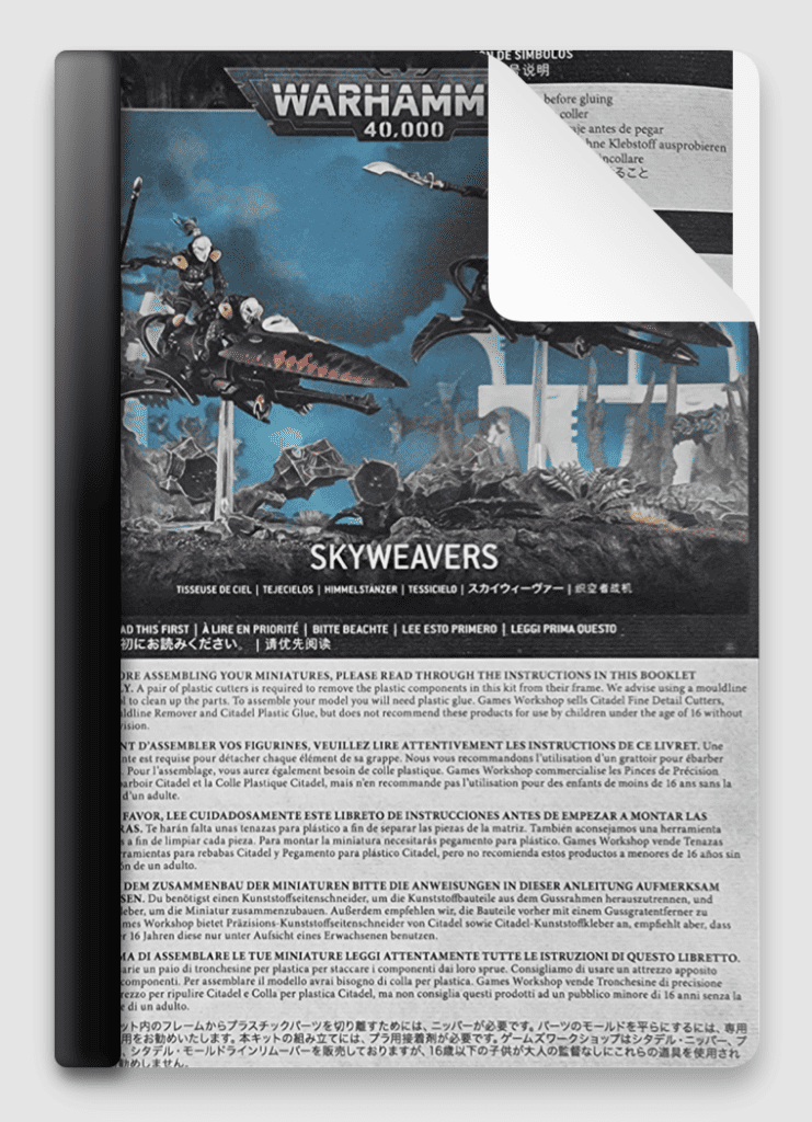 Skyweavers Instructions Free Download - Build Instructions