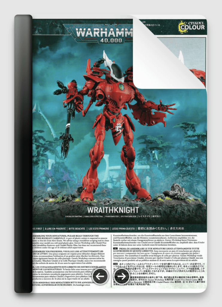 Wraithknight Instructions Free Download - Build Instructions