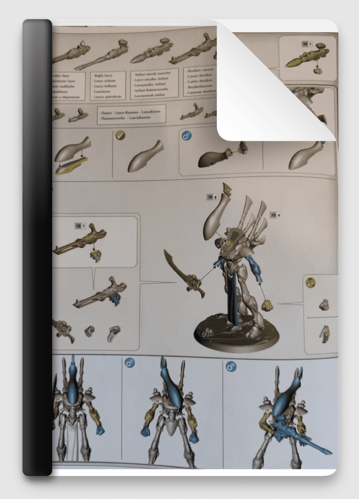Craftworlds Wraithlord Instructions Free Download - Build Instructions