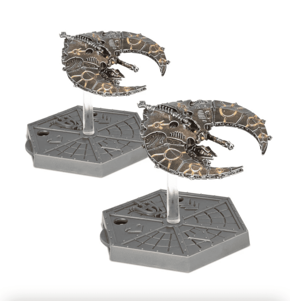 Aeronautica Imperialis Necrons Doom Scythe Squadron Instructions Free ...