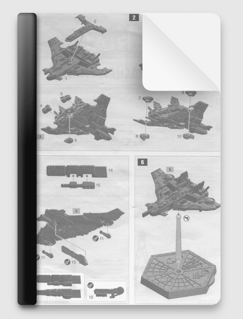Aeronautica Imperialis T'au Air Caste Barracuda Fighters Instructions ...