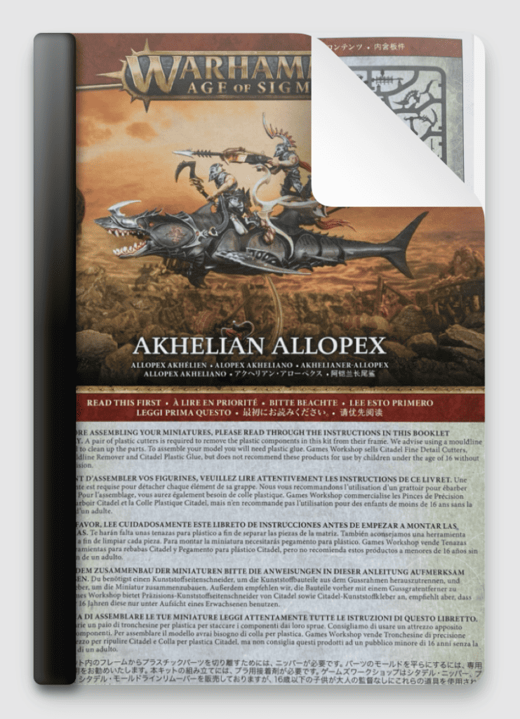 Akhelian Allopex Instructions Free Download - Build Instructions