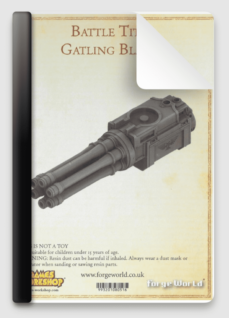 Battle Titan Gatling Blaster Instructions Free Download - Build ...