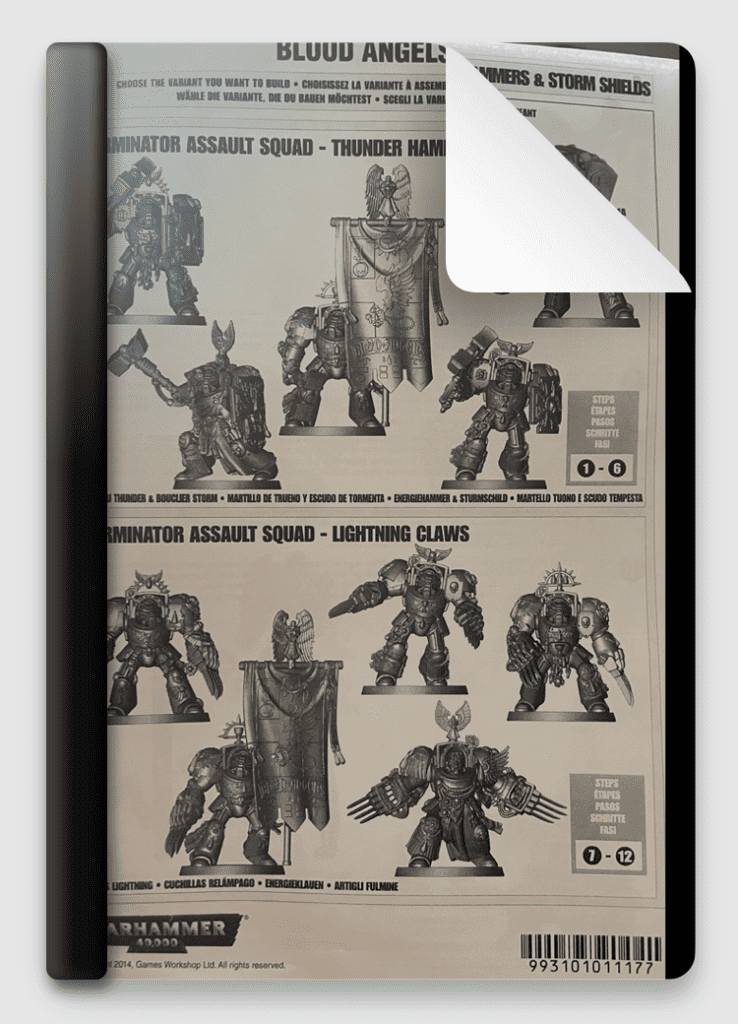 Blood Angels Terminator Assault Squad Instructions Free Download ...