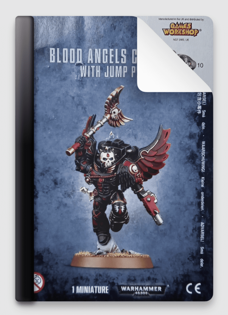 Blood Angels Chaplain With Jump Pack Instructions Free Download - Build ...