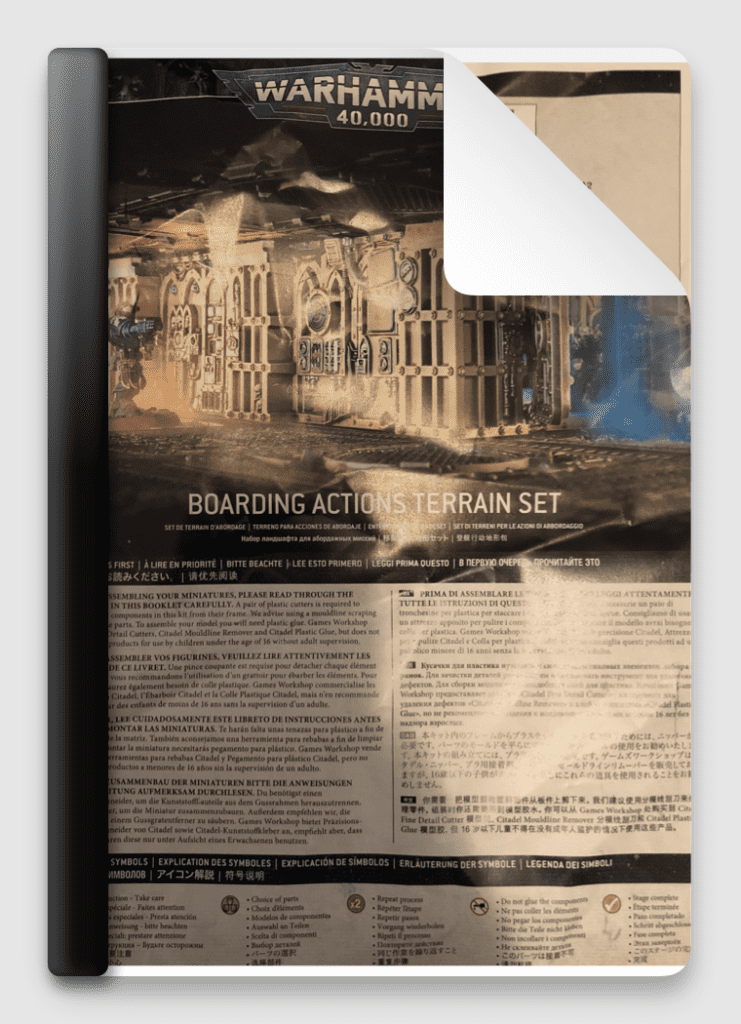 Warhammer 40000 Boarding Actions Terrain Set Instructions Free Download ...