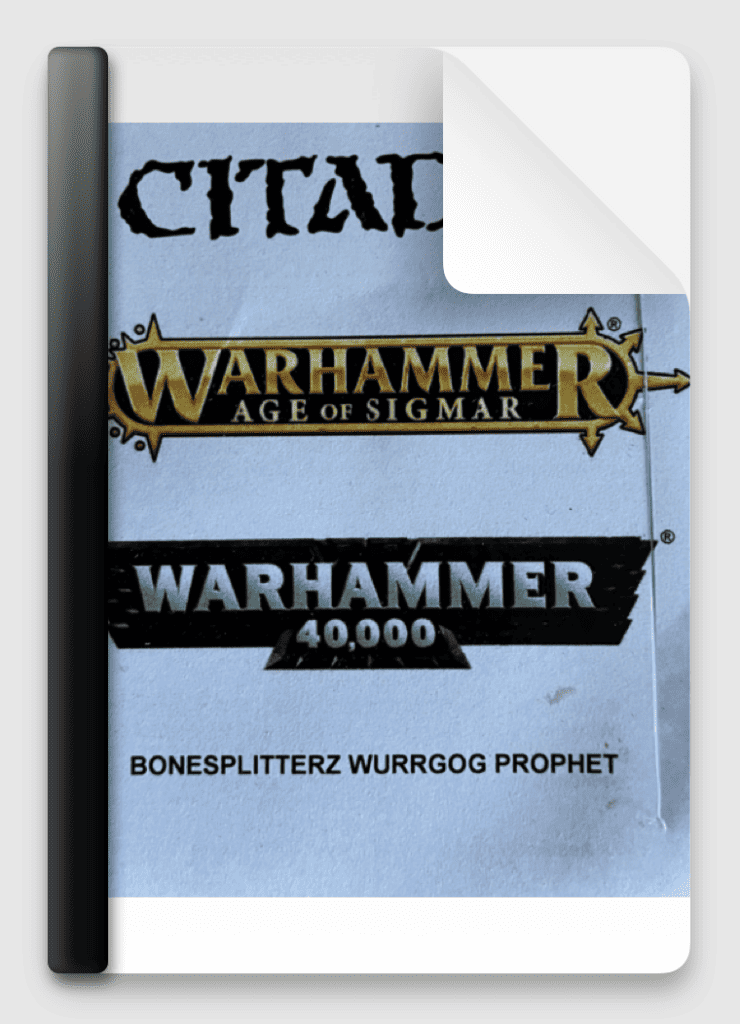 Wurrgog Prophet Instructions Free Download - Build Instructions