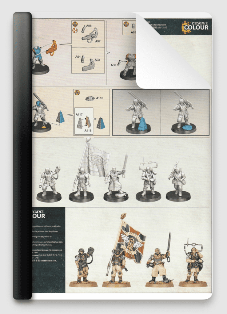 Cadian Command Squad, Cadia Stands 2023 Instructions Free Download ...