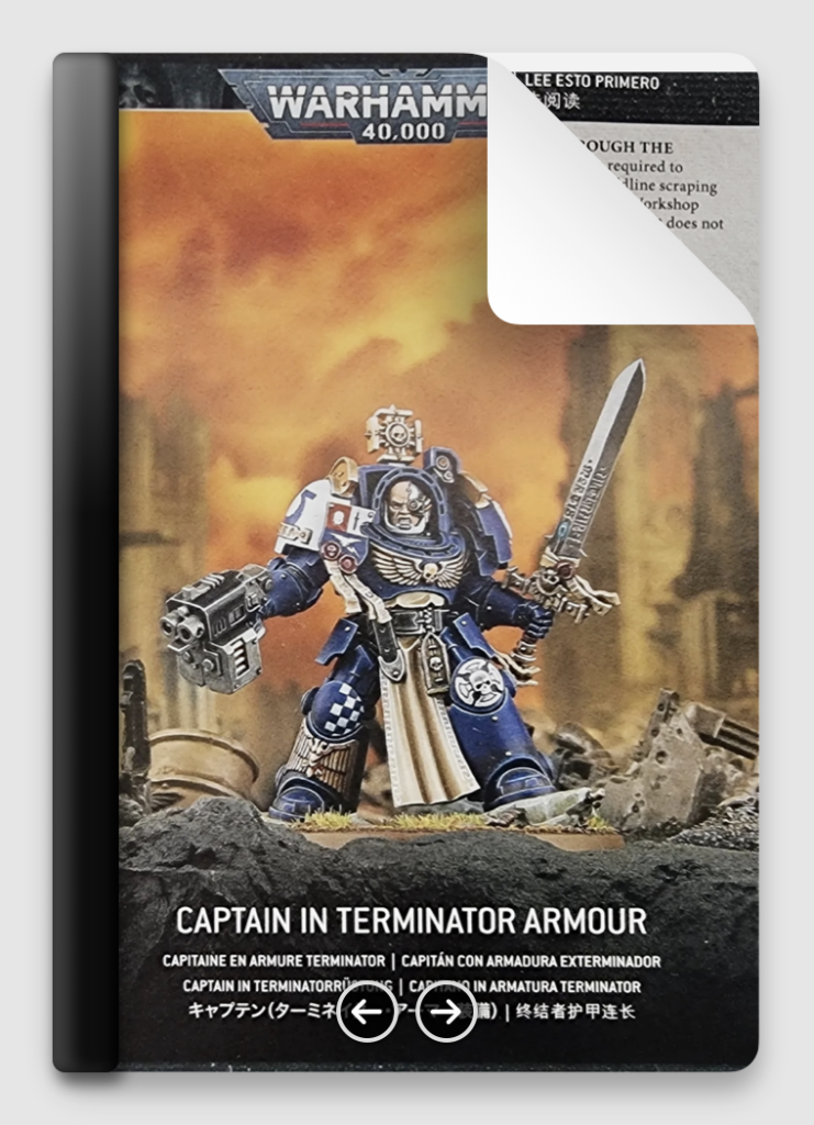 Captain In Terminator Armour, New 2023 Instructions Free Download ...