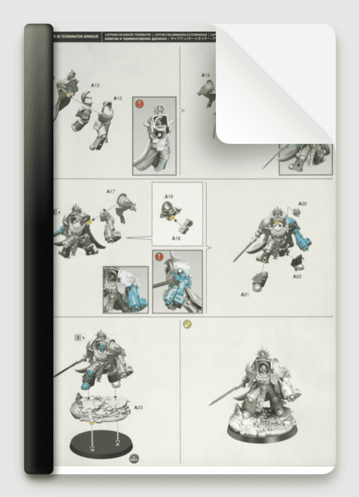 Captain In Terminator Armour Instructions Free Download - Build ...