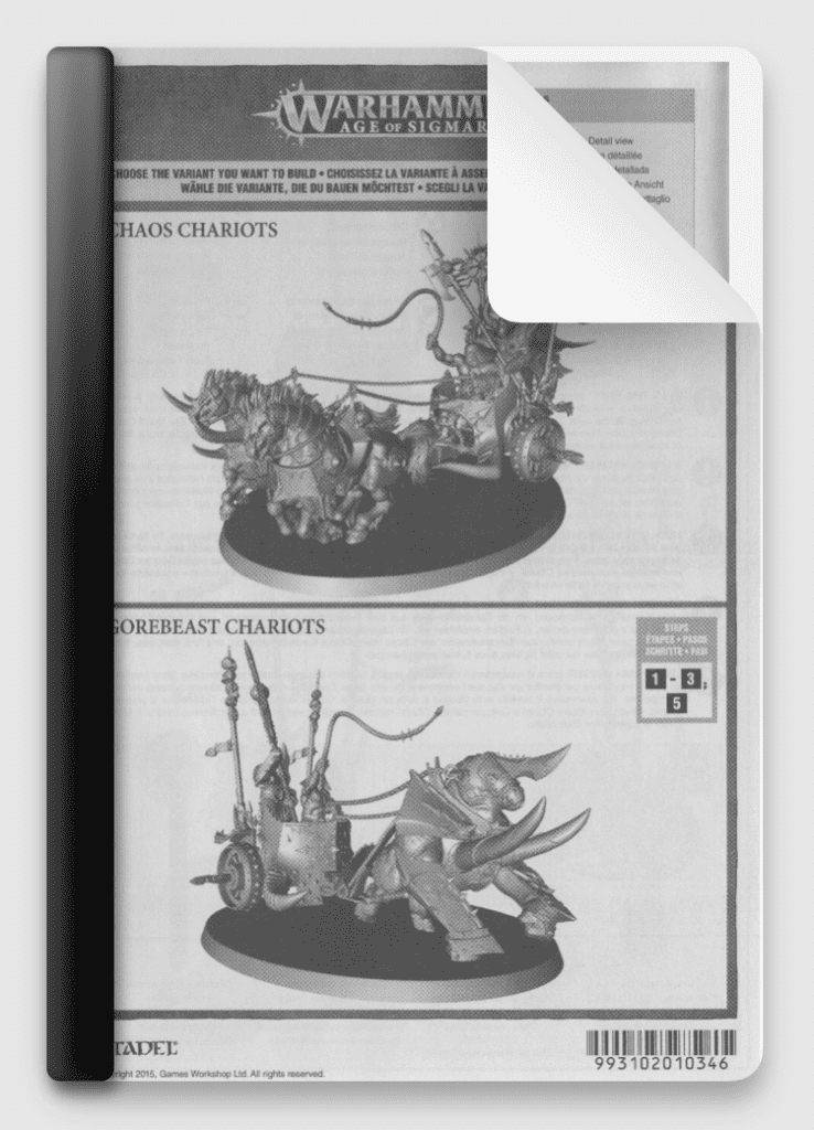 Chaos Chariot Instructions Free Download - Build Instructions