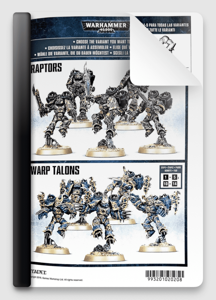 Warp Talons Instructions Free Download - Build Instructions