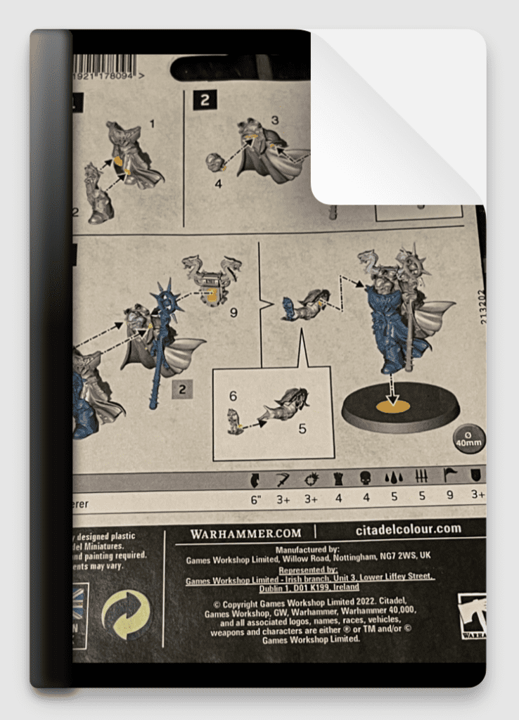 Chaos Space Marines Sorcerer Instructions Free Download - Build ...