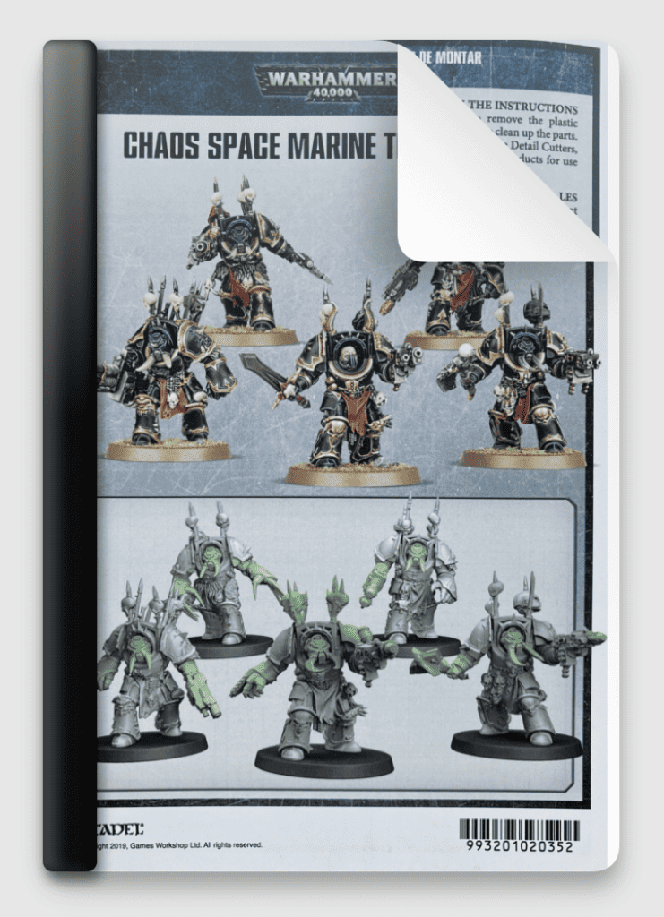 Chaos Space Marines Terminators Instructions Free Download - Build ...