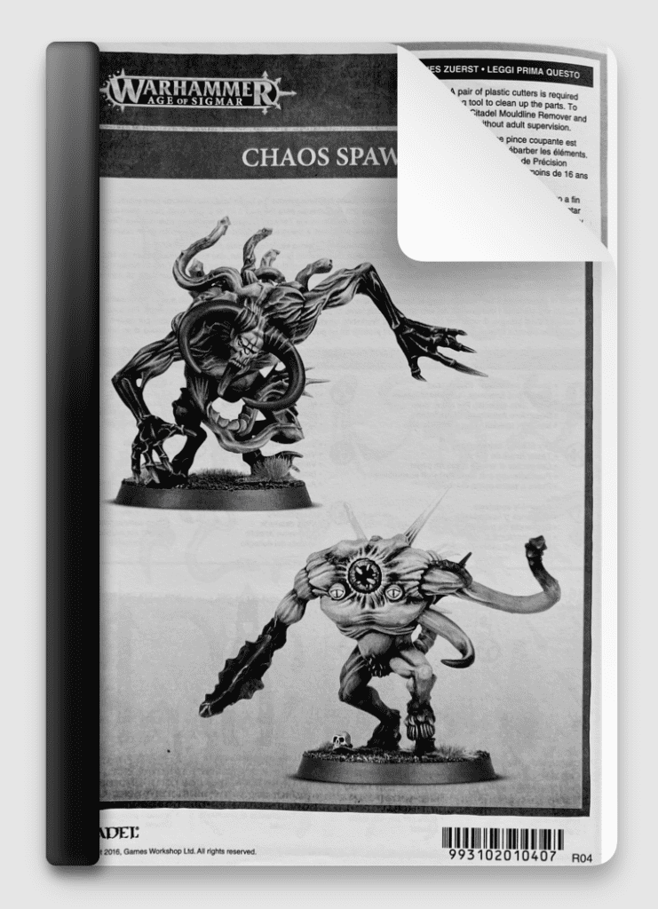 Chaos Spawn Instructions Free Download - Build Instructions