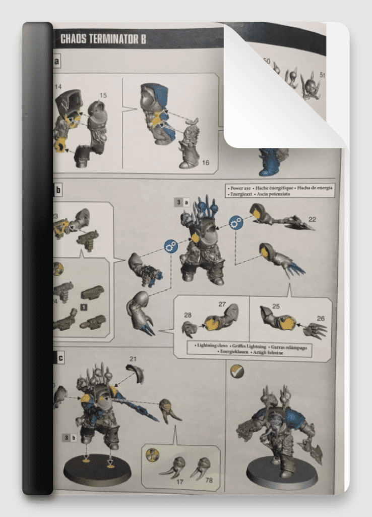 Chaos Space Marines Terminators Instructions Free Download - Build ...
