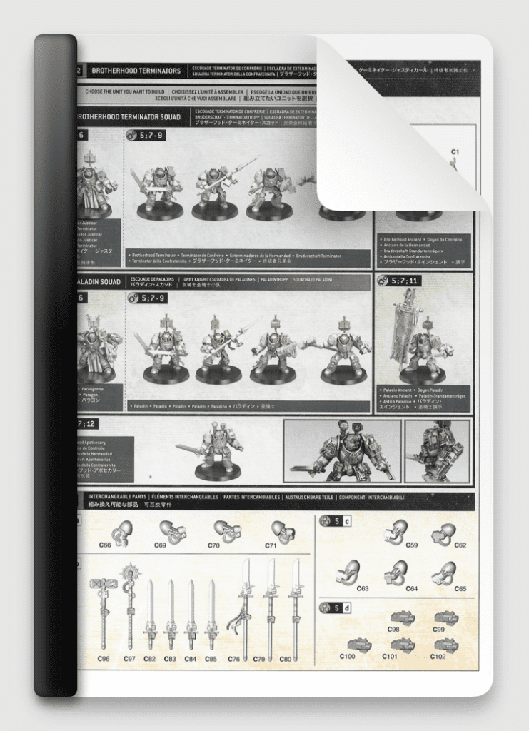 Combat Patrol Grey Knights Instructions Free Download - Build Instructions