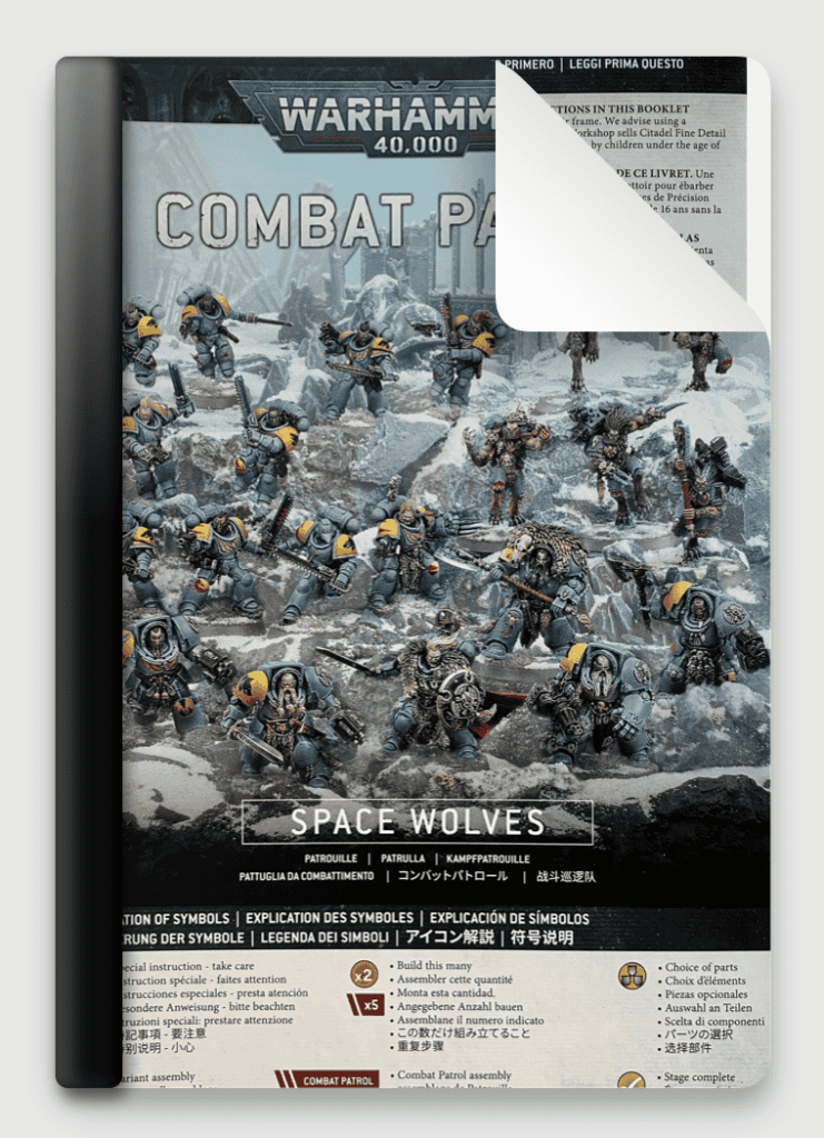 Combat Patrol Space Wolves, New 2025 Instructions Free Download - Build ...