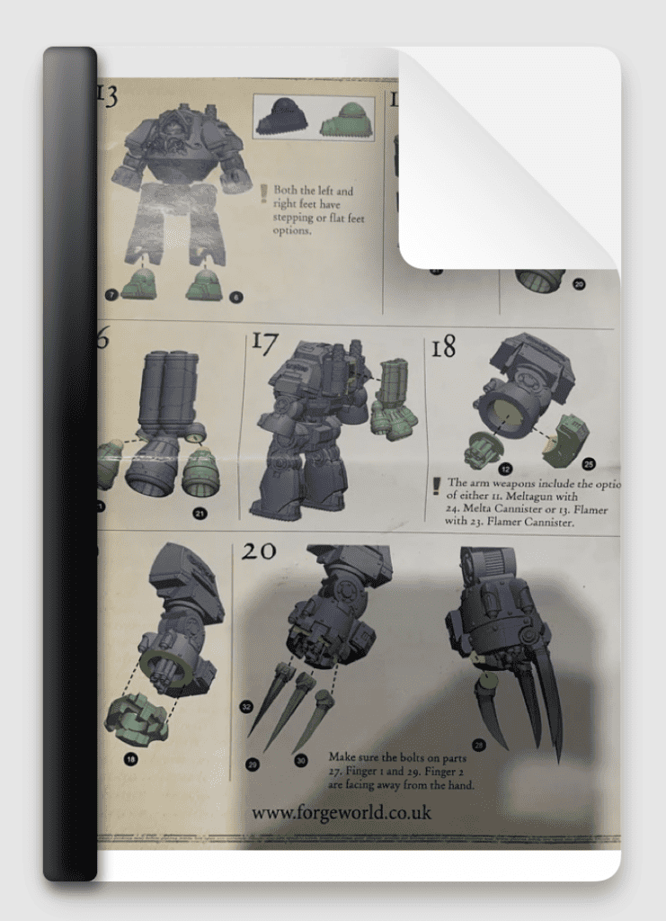 Blood Angels Legion Contemptor-Incaendius Class Dreadnought ...