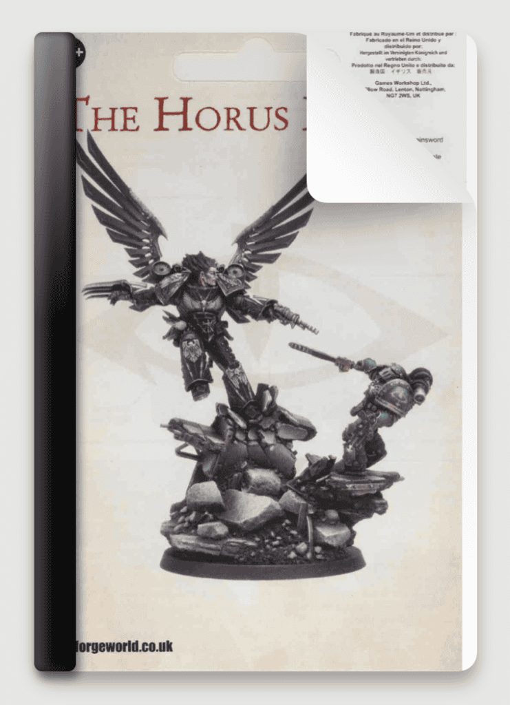 Corvus Corax, Primarch of the Raven Guard Legion Instructions Free ...