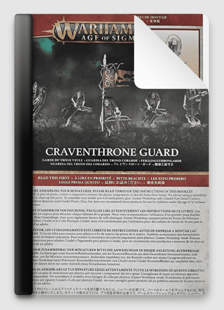 Craventhrone Guard Instructions Free Download - Build Instructions