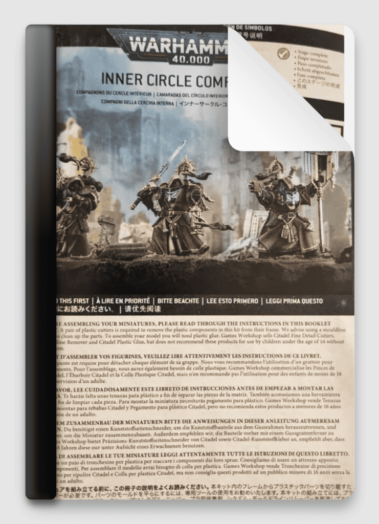 Inner Circle Companions Instructions Free Download - Build Instructions