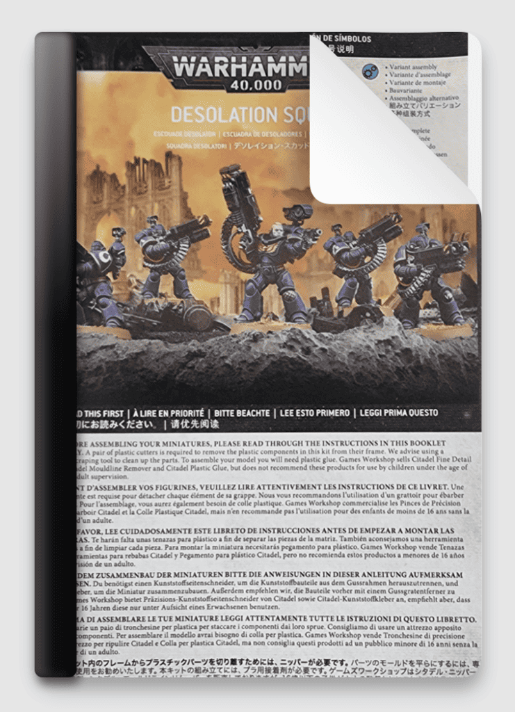 Desolation Squad Instructions Free Download - Build Instructions