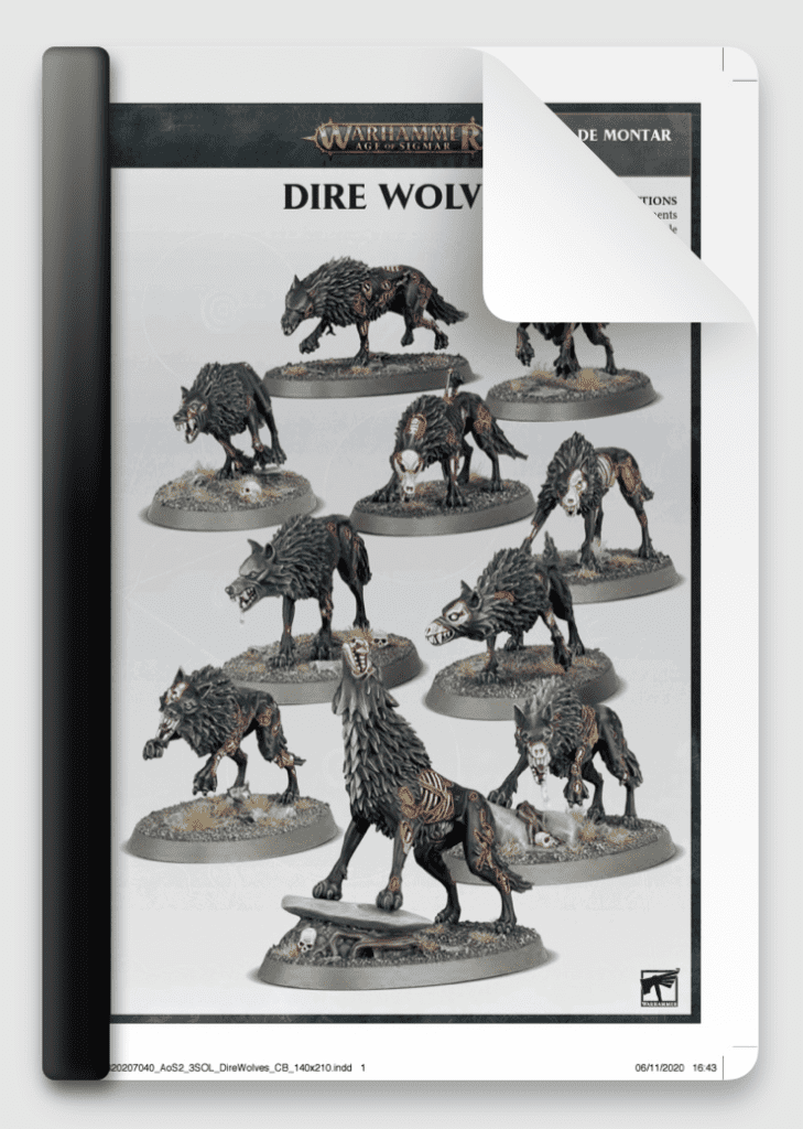 Dire Wolves Instructions Free Download - Build Instructions