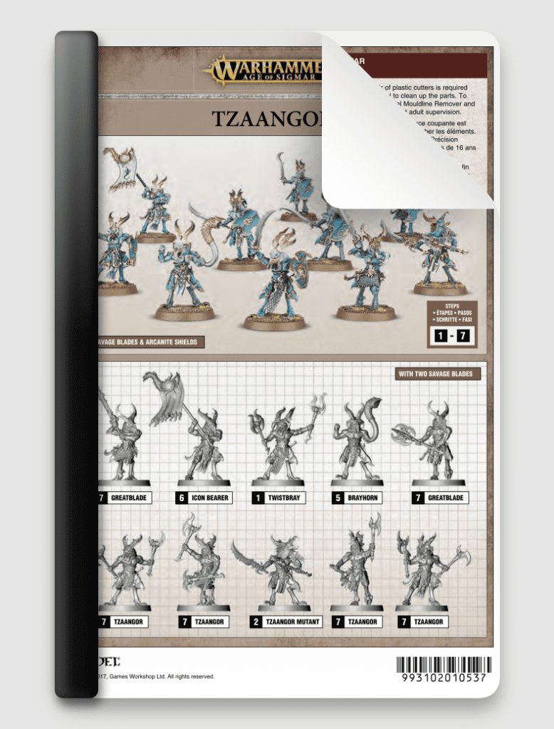 Tzaangors Instructions Free Download - Build Instructions