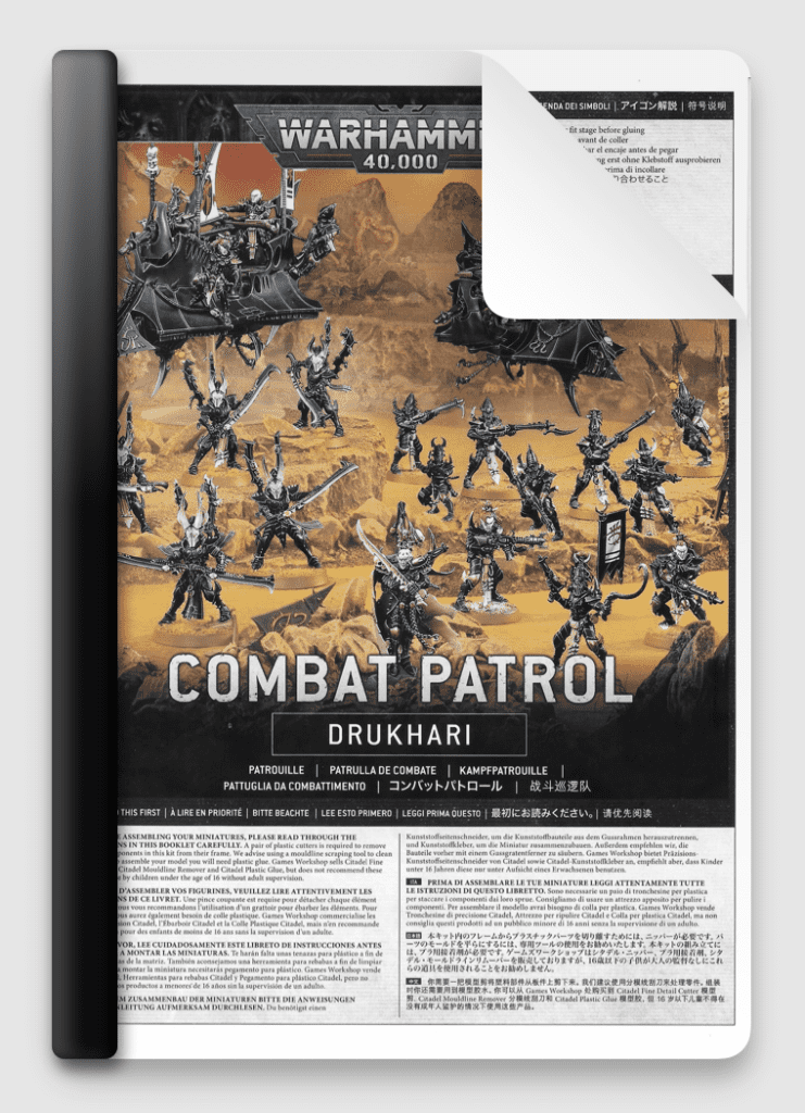 Combat Patrol Drukhari Instructions Free Download - Build Instructions