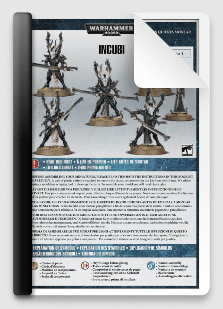 Incubi Instructions Free Download - Build Instructions