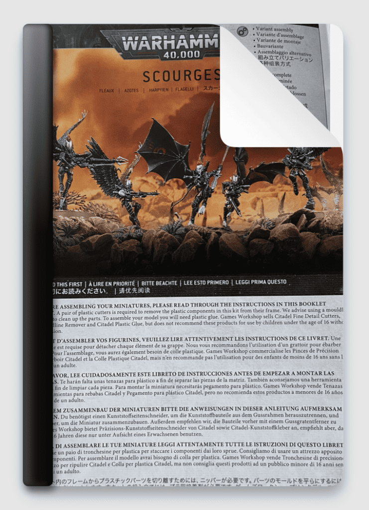 Scourges Instructions Free Download - Build Instructions