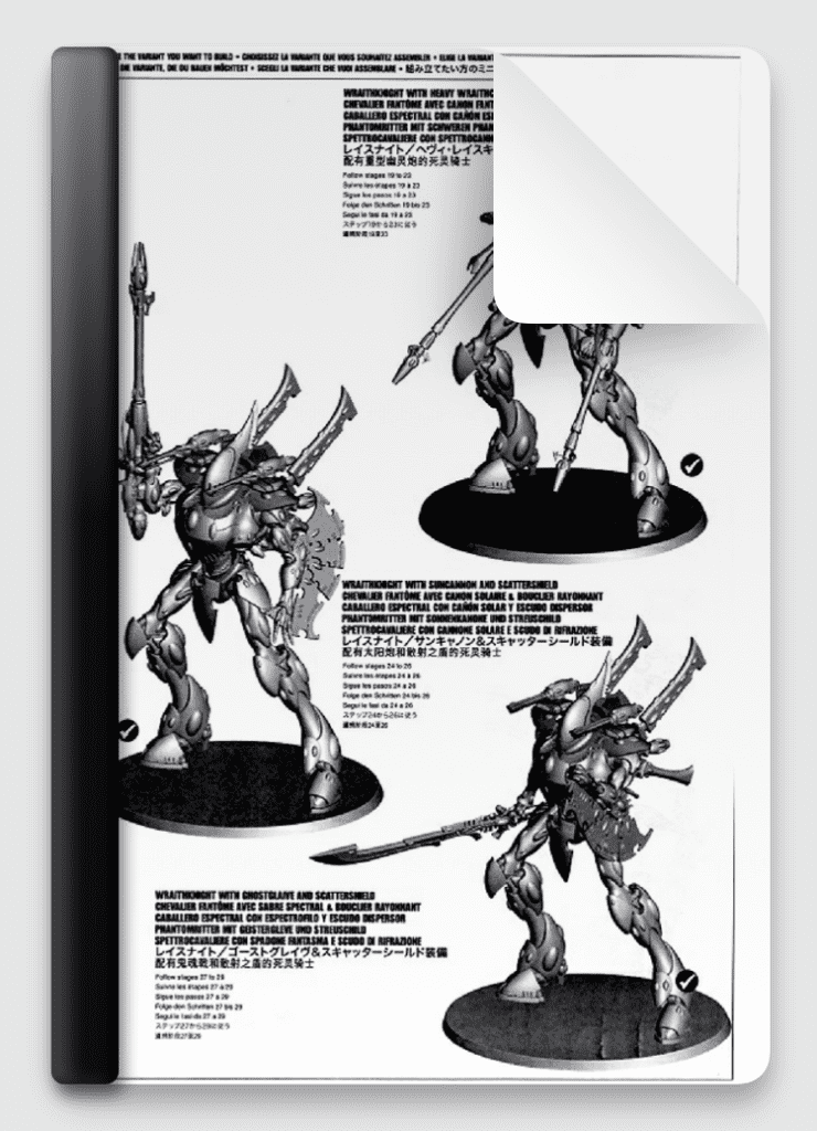 Wraithknight Instructions Free Download - Build Instructions