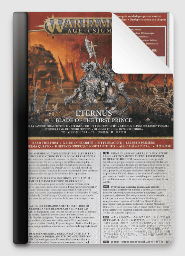 Chaos Lord on Daemonic Mount Instructions Free Download - Build ...