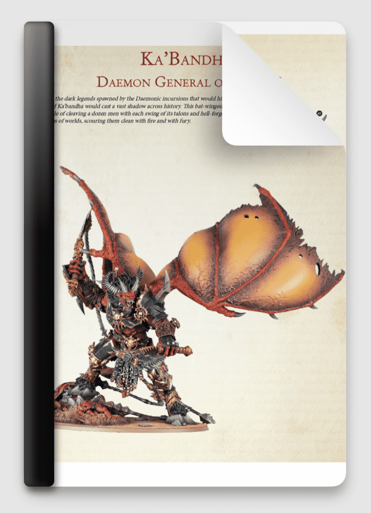 Ka'bandha, Daemon General of Signus Instructions Free Download - Build Instructions