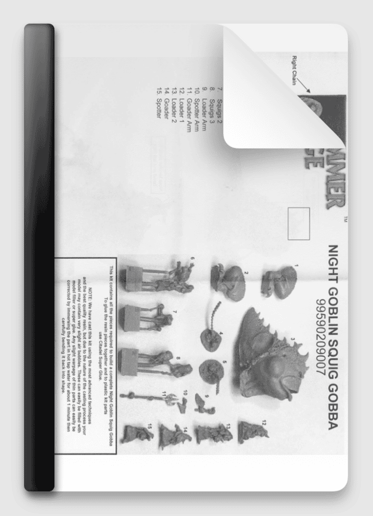 Squig Gobba Instructions Free Download - Build Instructions