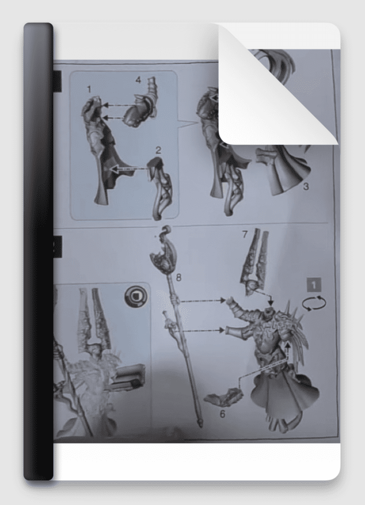 Gaunt Summoner on Disc of Tzeentch Instructions Free Download - Build ...