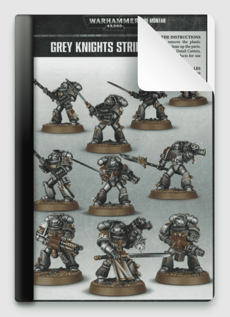 Grey Knights Strike Squad Instructions Free Download - Build Instructions
