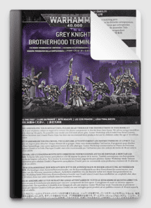 Grey Knights Terminator Squad Instructions Free Download - Build ...