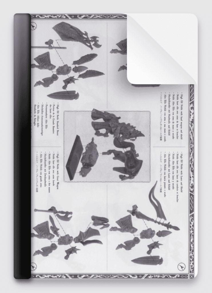 High Elf Lords Instructions Free Download - Build Instructions