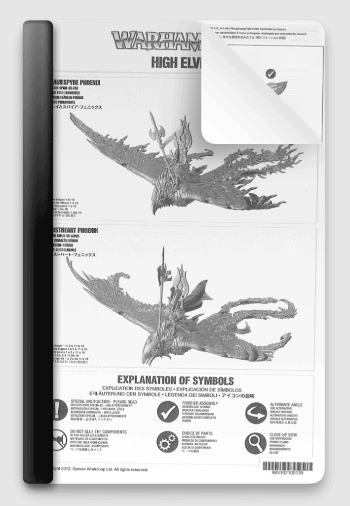 Frostheart Phoenix Instructions Free Download - Build Instructions