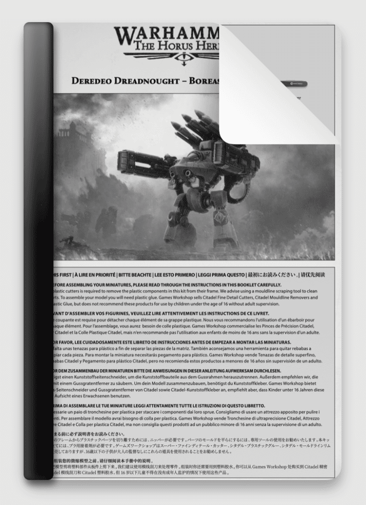 Deredeo Dreadnought Boreas Configuration Instructions Free Download ...
