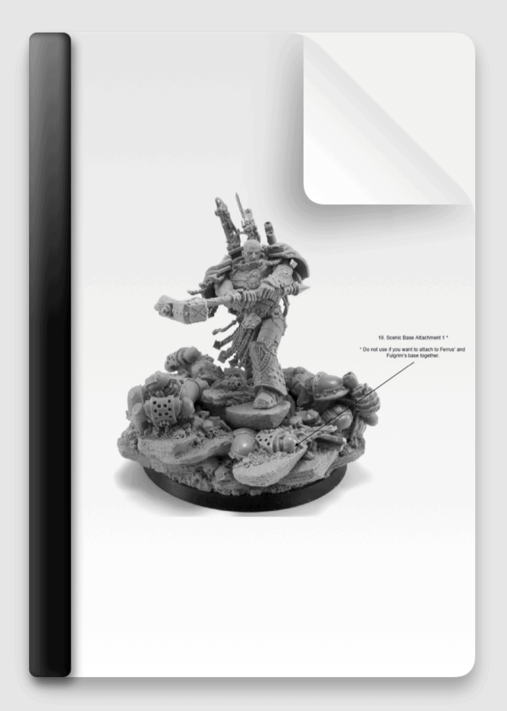 Ferrus Manus Primarch of the Iron Hands Instructions Free Download ...